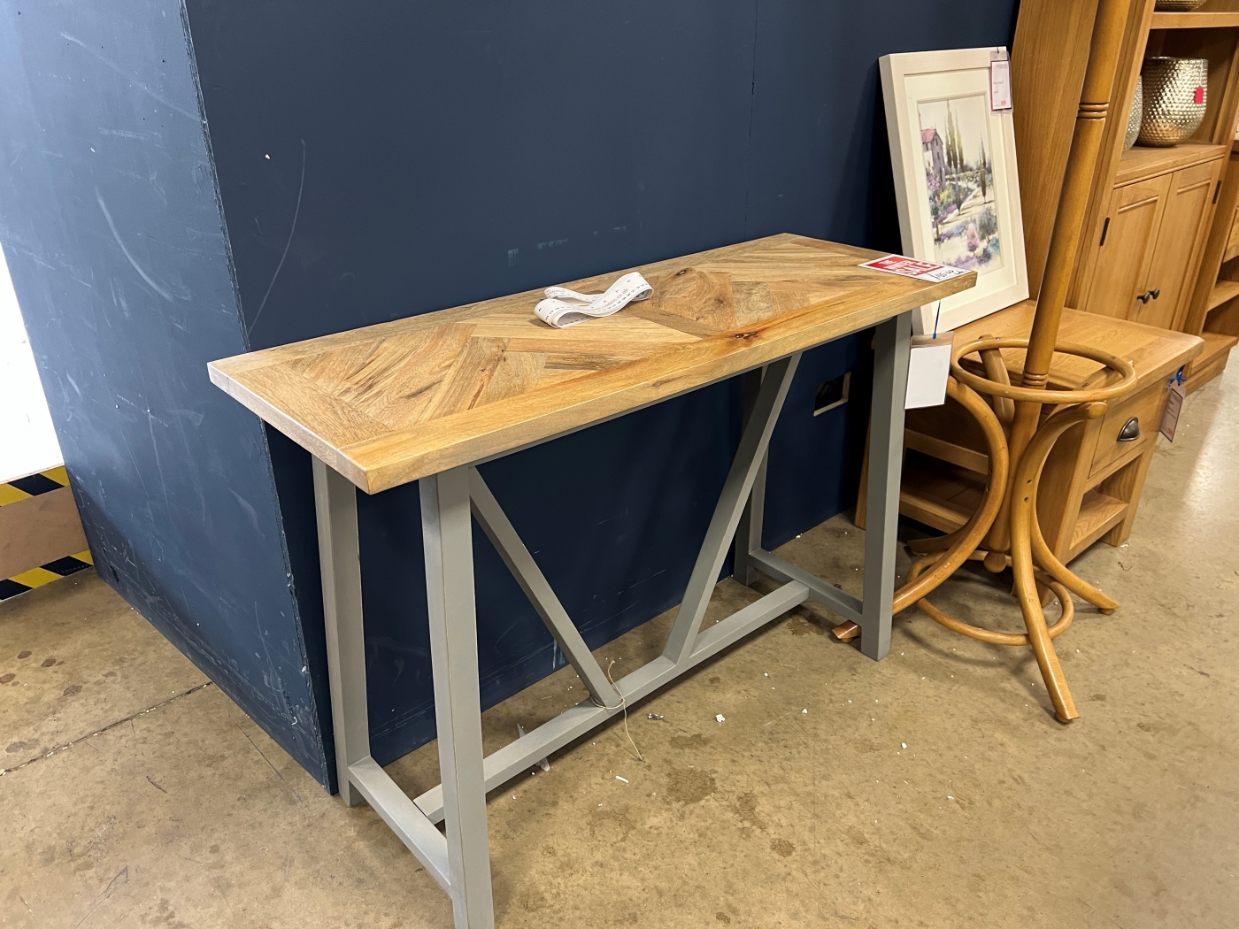 Oslo Scandi Mango Wood Console Table, Furniture Traders of Thirsk